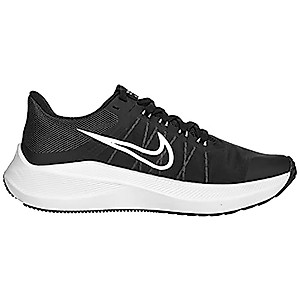 Nike Women's Winflo 8 Running Blk/Fireberry Shoes, Black White Dark Smoke Grey 005, 6