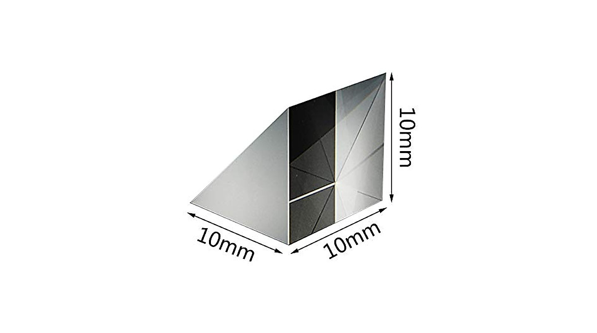 Forart Optical Glass Right Angle Prism for Precision Tools