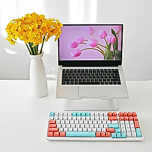 Mandy's 12pcs Yellow Flowers Artificial Daffodils Flowers 16" for Party Home Decoration