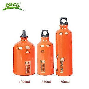 Liquid Fuel Bottle Motorcycle Emergency Petrol Diesel Kerosene Alcohol Gas Tank Camping Oil Storage Can 0.53L 0.75L 1L