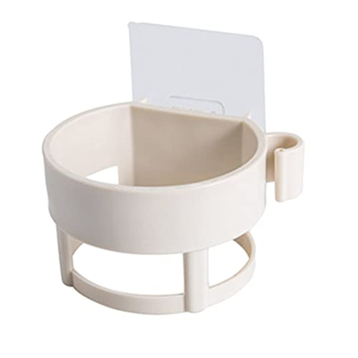 BLMIEDE Hair Dryer Holder Bathroom Hair Dryer Holder Hair Care Tools Holder Wall Mount Home Organization Must Haves (Beige, One Size)