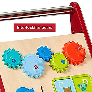 Radio Flyer Classic Push & Play, Toddler Walker with Activity Play, Ages 1-4, Red Walker Toy