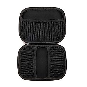 Jipemtra First Aid Hard Case Empty, First Aid Hard Case First Aid EVA Hard Red Medical Bag for Home Health First Emergency Responder Camping Outdoors (6.8x5.3x2.2 Round)