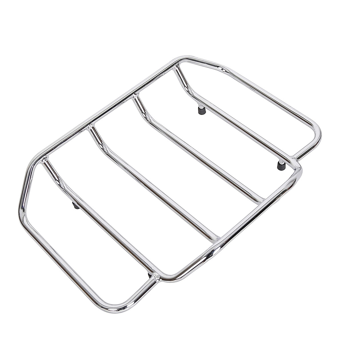 ECOTRIC Chrome Motorcycles Trunk Luggage Rack Rail for 1984-2023 Harley Touring Road King Street Glide Road Glide (Replaces # 53665-87)