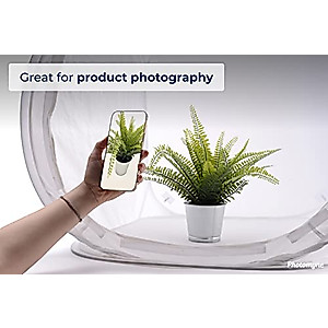 Photomyne Professional Photo Studio Shooting Tent | Photo Light Tent | Light Cube Diffusion - White (24X24 inch / 60X60 cm)