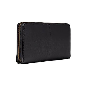 Frye Miren Patchwork Zip Wallet Black One Size