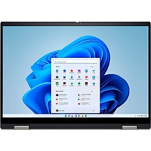 Dell 2023 Inspiron 7000 14" FHD+ IPS Touch 2-in-1 Convertible Laptop 6-Core AMD Ryzen 5 5625U AMD Radeon Graphics 32GB RAM DDR4 1TB NVMe SSD HDMI USB-C WiFi AX Backlit KB Fingerprint Windows 10 Home