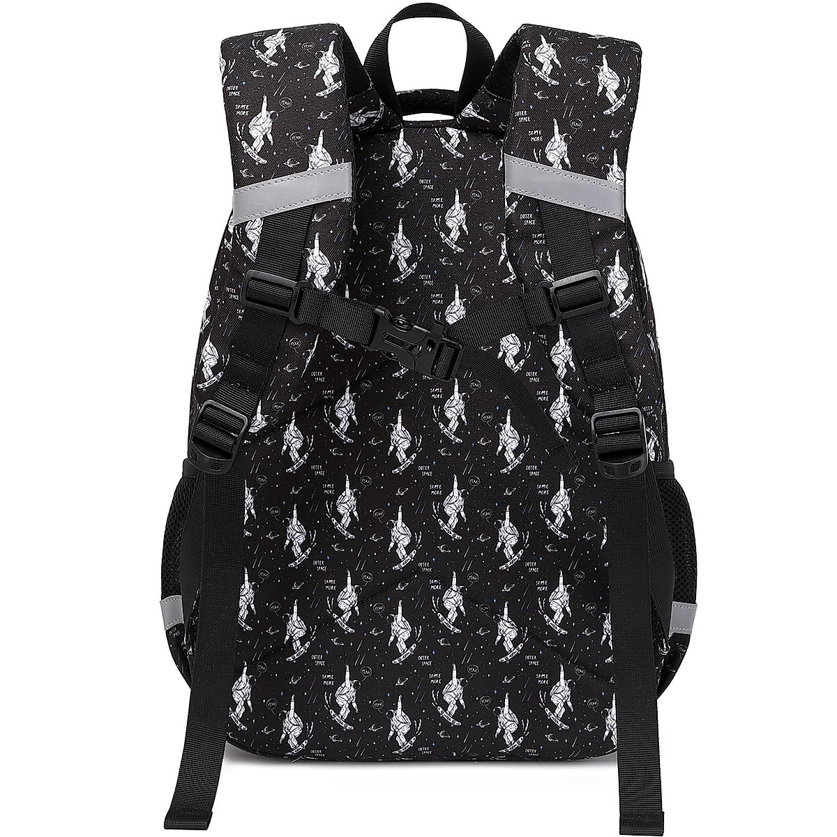 abshoo Cute Astronaut Kids Backpack For Boys School Elementary Kindergarten School Bookbag (Astronaut Black)