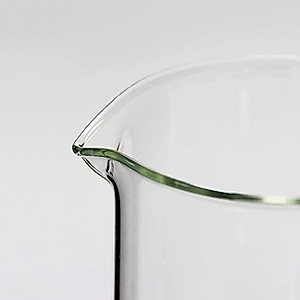 ULAB Scientific Glass Beakers, Vol. 1000ml, 3.3 Borosilicate Griffin Low Form with Printed Graduation, Pack of 2, UBG1017