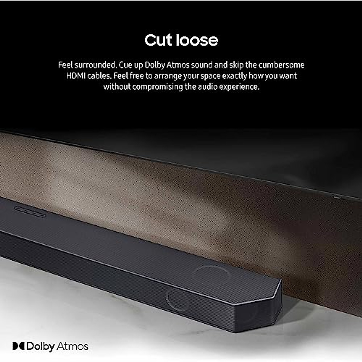 SAMSUNG HW-Q910C 9.1.2ch Soundbar w/ Wireless Dolby Audio, Rear Speaker Included, Q-Symphony, SpaceFit Sound Pro, Adaptive Sound, Game Mode Pro, Airplay 2 with Alexa Built-In