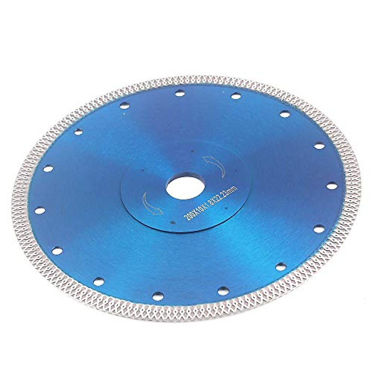8” Super Thin Diamond Tile Blade Porcelain Saw Blade for Cutting Porcelain Tile Granite Marbles (8")
