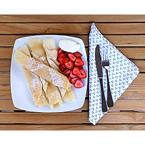 The ORIGINAL Crepe Spreader and Spatula Kit - 2 Piece Set (6” Spreader and 14” Spatula) Convenient Size to Fit Large Crepe Pan Maker | All Natural Beechwood Construction