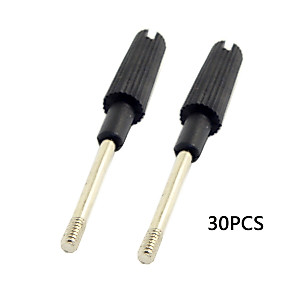 cablecc 30pcs Thumb Screws #4-40 UNC 47mm Length Stainless Steel Overmold for Computer Cable