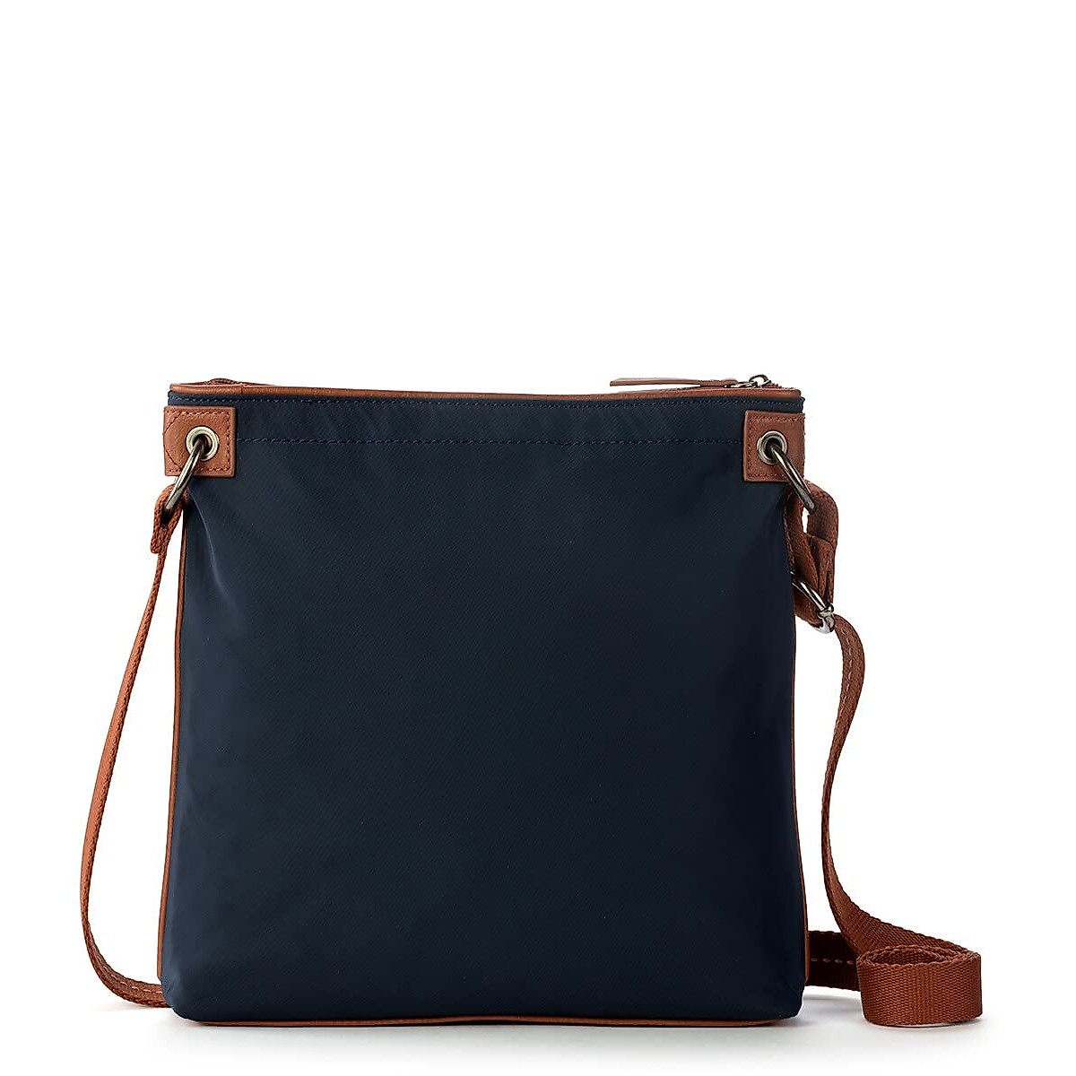 The Sak Esperato Nylon Flat Crossbody in Eco Twill, Adjustable Repreve Webbing Strap, Navy