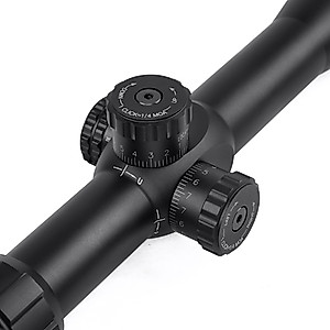 MK6.5-20X42SAL Hunting Rifle Scope 30mm Tube Red/Green/Blue Illuminated Glass Etched Reticle SFP Riflescope w/Side Parallax Adjustment (MK6.5-20X42)