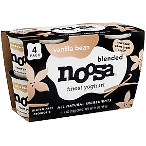 Noosa, Yoghurt Vanilla, 4 Ounce, 4 Pack