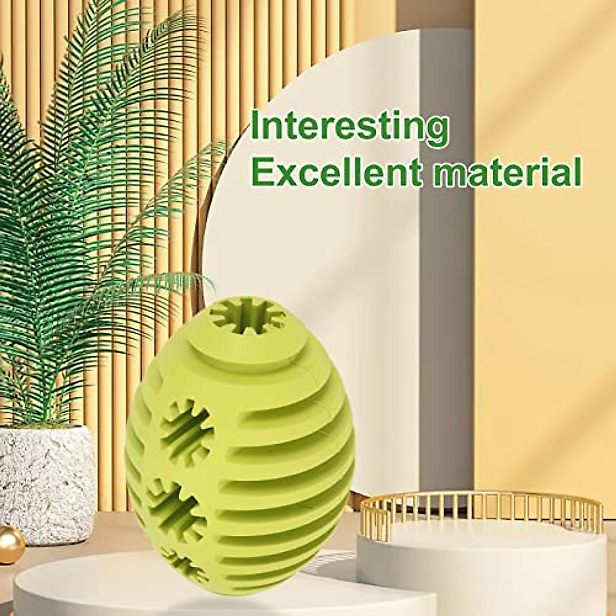 Rubber Football Dog Toy, Environmental Protection Rubber Chew Pet Rugby Toy, Aggressive Chew Durable Safe Molars Training Toy for Dog Stress Relief Mental Enrichment Supplies