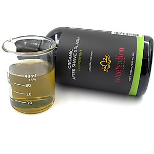 Sweetsation Therapy Organic After Shave Minty Splash, 8oz