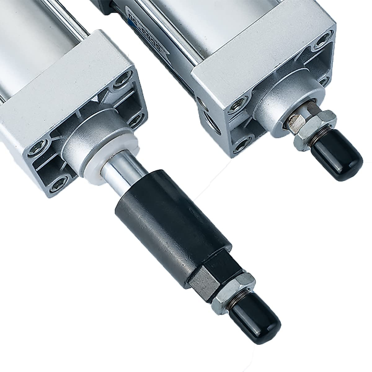 40pcs Round Rubber End Caps 1/8" 1/4" 3/8" 1/2" Black Vinyl Cover Bolt Screw Thread Protectors Assortment Kit