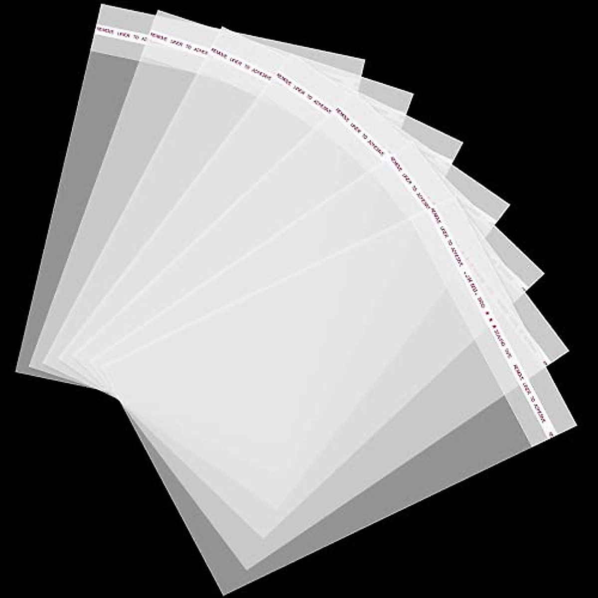 Aubeco 240pcs 4x6 inch Small Clear Resealable Cello Bags Cellophane Bags, Polypropylene Bags for Candy Bread Chocolate Jelly Cookie Packaging Self Seal OPP Poly Bags