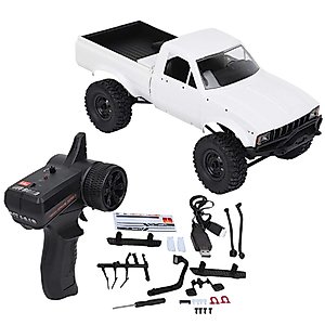 RC Rock Crawler, C24-1 2.4G 1/16 Scale Full Scale 4WD Off Road RC Cars Electric Truck Plastic Whole Toy Parts Accessory Rc Rock Crawler