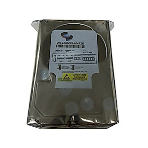 White Label WL 4TB 7200RPM 64MB Cache SATA 6.0Gb/s (Enterprise Grade) 3.5" Hard Drive (for Server, RAID, NAS, DVR, Desktop PC) w/1 Year Warranty
