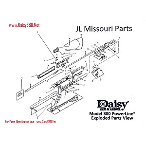 Daisy Powerline 880/881/7880/922/817/822/977 Pump Piston Assembly Complete Gun Bb Air Rifle New