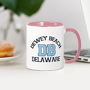 CafePress Dewey Beach DE Varsity Design Mug Ceramic Coffee Mug, Tea Cup 11 oz