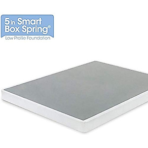 ZINUS 5 Inch Metal Smart Box Spring / Mattress Foundation / Strong Metal Frame / Easy Assembly, Queen