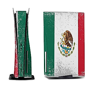 AoHanan Flag of Mexico PS5 Skin Console and Controller Anime Vinyl Cover Sticker Full Set for Playstation 5 Disc Edition