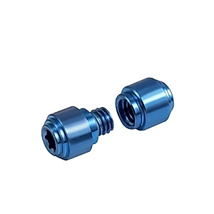 1x Deep Carry Pocket Clips Stainless Steel Attachments +Titanium Screws Pivot Set + Thumb Studs Screw Set for Benchmade 535 Knife,Blue Make Your Knife Turn All Over Blue