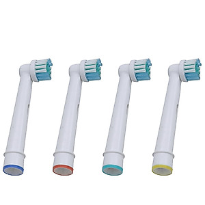 Replacement Brush Heads Refill,4 pack, fits Oral B Electric Toothbrush Precision,Floss, Pro White, Sensitive Gum Care,Cross,Sensi,Whitening,4 Count By WyFun