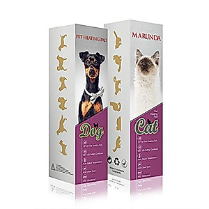 MARUNDA Pet Heating Pad,Cat Dog Electric Pet Heating Pad Indoor Waterproof,Auto Constant Temperature, Chew Resistant Steel Cord