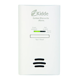 Kidde Carbon Monoxide Detector, AC Plug-In with Battery Backup, CO Alarm with Replacement Alert