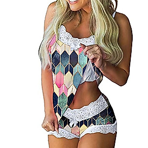 my orders American Flag Two Piece Pajamas Outfits for Women Sexy Lace Lingerie Sets Cute Fashion Lounge Sleepwear for Sex Naughty