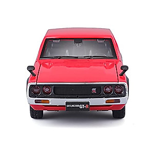 Maisto 1:24 Assembly Line 1973 Nissan Skyline 2000GT-R, Red