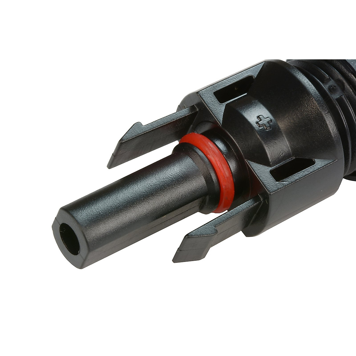 Temco 1 Pair 2.5 ft Solar Panel Extension Black Connector Male Female 10 AWG Gauge PV Cable Wire