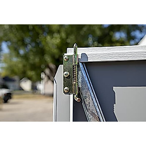 Arrow Shed 4' x 7' Yardsaver Compact Galvanized Steel Storage Shed with Pent Roof