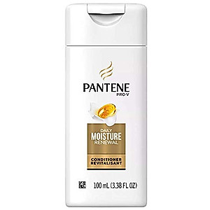 Pantene Shampoo & Conditioner Bundle, Daily Moisture Renewal, 3.38 Oz Travel Size (3 Duo Sets)