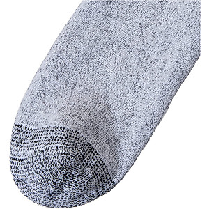 Diamond Star Men's 6 Pack Athletic Tube Socks Running Sports over the calf Full Cushioned Premium Soft Cotton Big and Tall 13-16 (Multi)