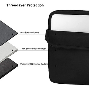 iCasso Case Compatible with MacBook Air 13 inch Case 2020 2019 2018 A2337 M1/A2179/A1932 Touch ID, Hard Shell Case, Sleeve, Screen Protector, Keyboard Cover for MacBook Air 13'' with Small Bag - Black