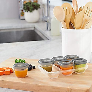 Skip Hop Baby Food Storage, Easy-Store 2oz. Containers, 3pack