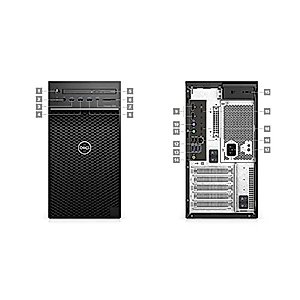 Dell Precision T3650 Workstation Desktop Computer Tower (2021) | Core Xeon W - 1TB SSD Hard Drive - 32GB RAM - RTX A4000 | 6 Cores @ 5 GHz - 8GB GDDR6 Win 11 Pro