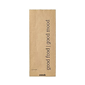 Restaurantware Bag Tek 4.5 x 11.6 Inch Foil Food Bags 100 Pint Size Hot Dog Wrappers - Greaseproof Non Vented Kraft Paper Hot Food Wraps Disposable For To Go Meals