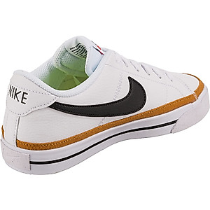 Nike Womens Court Legacy (White Black Desert Ochre, us_Footwear_Size_System, Adult, Women, Numeric, Medium, Numeric_8_Point_5)
