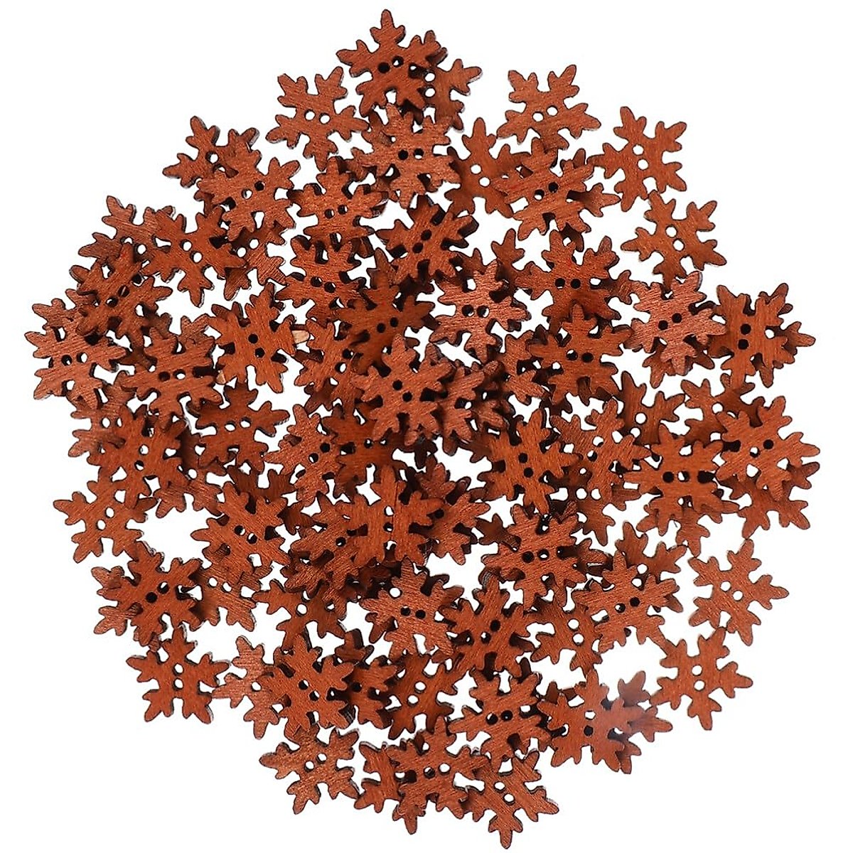 200pcs Craft Buttons Small Buttons Wooden Buttons for Crafts DIY Wooden Ornaments Decorative Buttons Overcoats Button Decor Retro Style Buttons Coat Button Cute Buttons