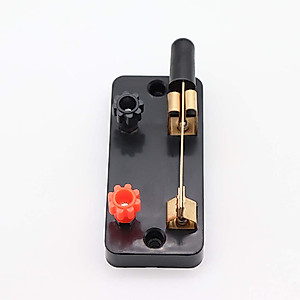 10pcs Lime2018 Single Pole Single Throw Switch:Used For Physics Laboratory,School Electronic Experimenting,great for demos teaching basic principles of electricity & how a simple circuit works