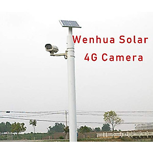 WenhuaVision Industrial 5.0MP Solar 4G Long Term Construction Time Lapse Camera Outdoor, Best time Lapse Camera for Plants, Parking Remote Monitoring. Super Star Night Vision WH_5M0FGSN_BSS16