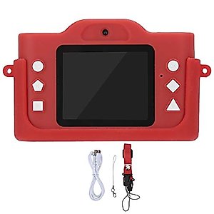 DONN Child Camera, Santa Child Camera Silicone ABS One Key Shooting for Children for Gifts