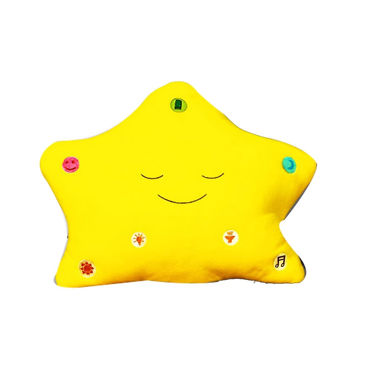 ROYAL WIND Doll My Dua Pillow Ramadan Gift for Kids Dua and Surah Quran Sound Colorful Cloud and Star Pillow with LED Light